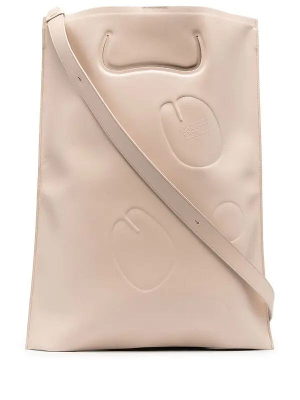 MAISON MARGIELA Tabi Flat Leather Tote Bag