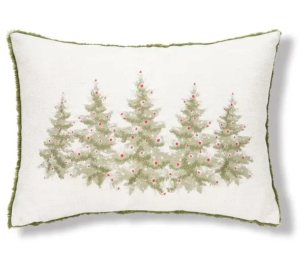 VALERIE PARR HILL 13' X 20' Winter Trees Throw Pillow Valerie