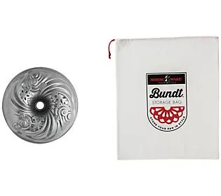NORDICWARE Let It Snow Bundt Pan & Storage Bag Set