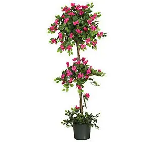 NEARLY NATURAL 5' Mini Bougainvillea Topiary By