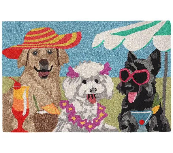 LIORA MANNE Frontporch Sassy Lassies In/out Rug Bright 20'x30