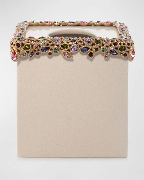 JAY STRONGWATER Bejeweled Tissue Box