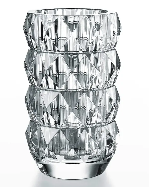 THE MARTHA, BY BACCARAT Louxor Round Vase - Clear