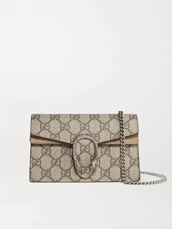 Gucci Dionysus Mini Printed Shoulder Bag - Neutrals