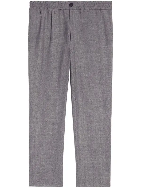Ami Cropped Wool Trousers