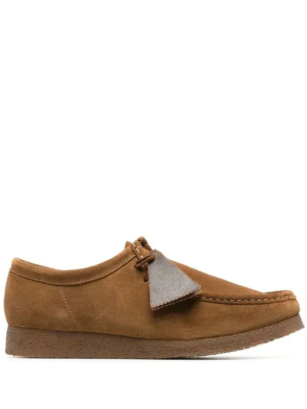 Clarks Wallabee Suede Loafers - Brown