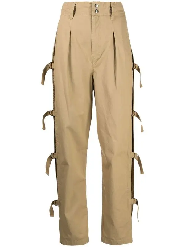 MARANT ETOILE Keowina High-waisted Tapered Trousers