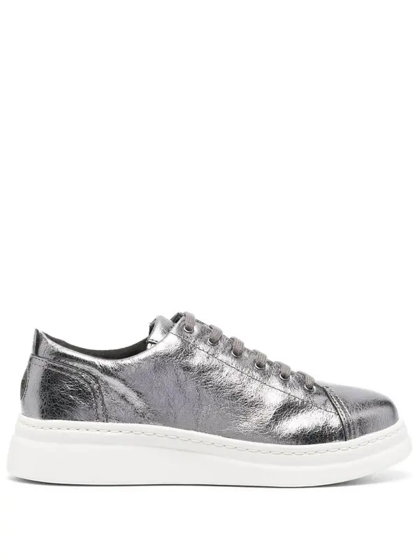Camper Metallic Lace-up Low-top Sneakers - Grey