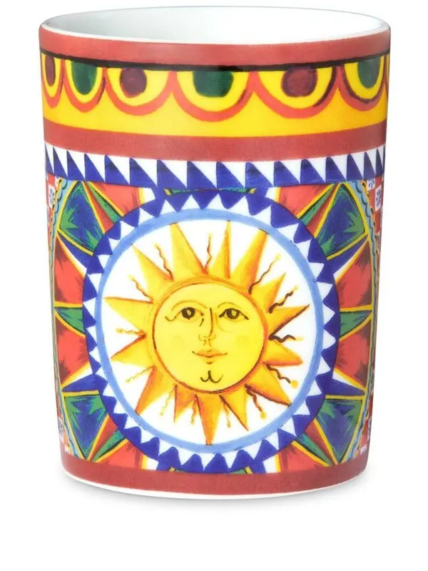 Dolce & Gabbana Carretto Siciliano Water Glass - Yellow