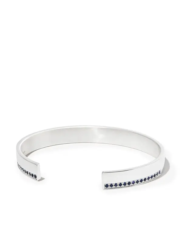 Le Gramme 20g Sapphire Ribbon Cuff