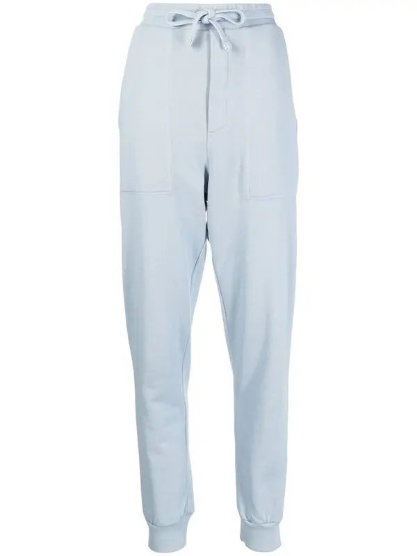 Nanushka Shay Embroidered Track Pants - Blue
