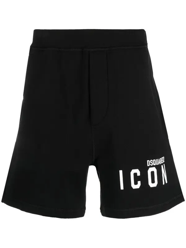 Dsquared2 Logo-print Track Shorts - Black
