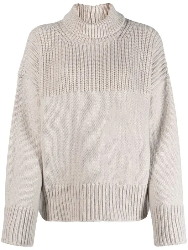 DONDUP Roll-neck Wool-cashmere Jumper