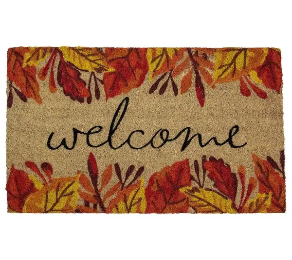 NORTHLIGHT Rectangular Natural Coir Doormat 18' X 30 - One-color