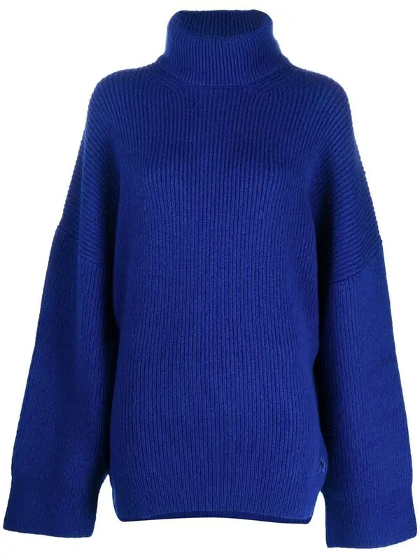Attico Roll-neck Ribbed Jumper