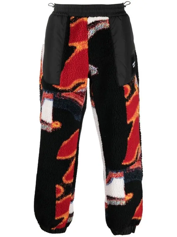 AMBUSH Teddy-jacquard Printed Sweatpants