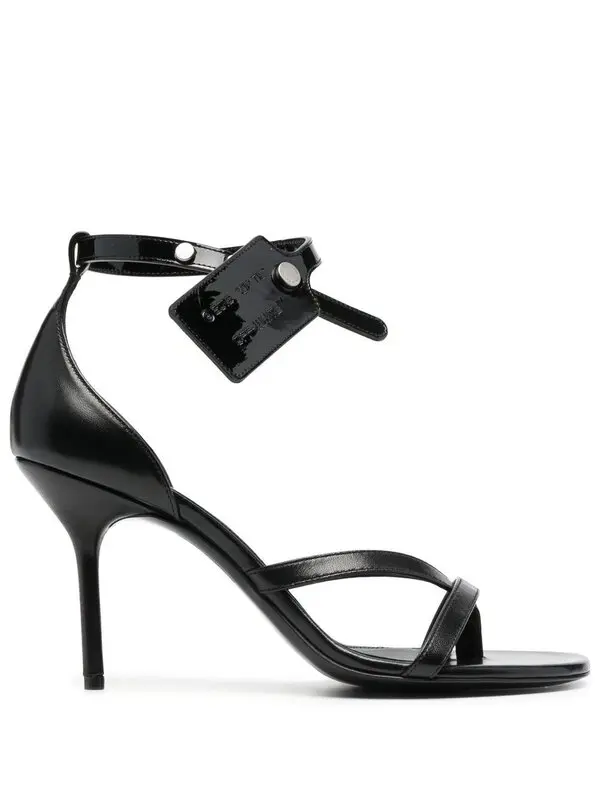 Off-White Zip Tie Leather Sandals