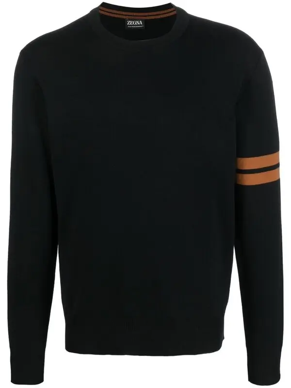Zegna Long-sleeve Jumper - Black