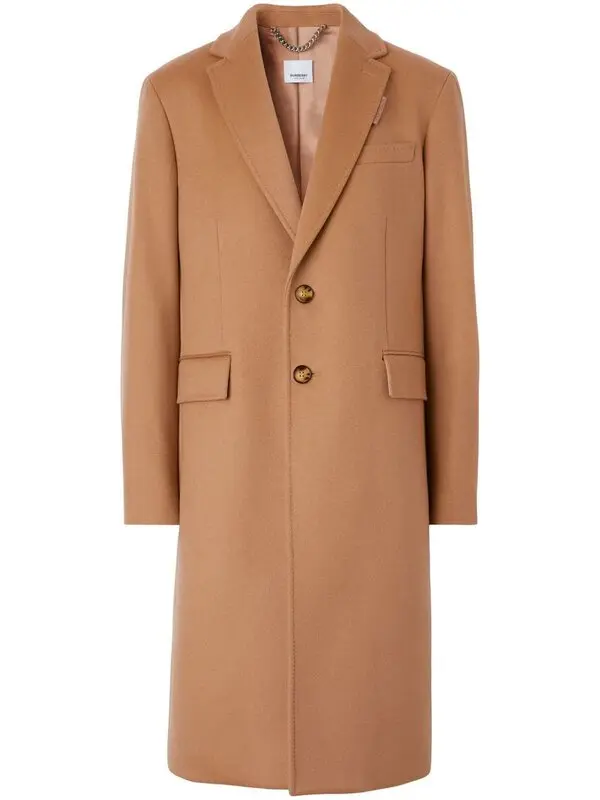 Burberry Notched-lapel Single-breasted Coat