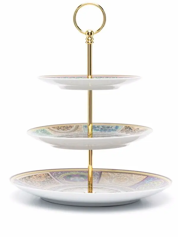 Versace Barocco Mosaic Cake Stand