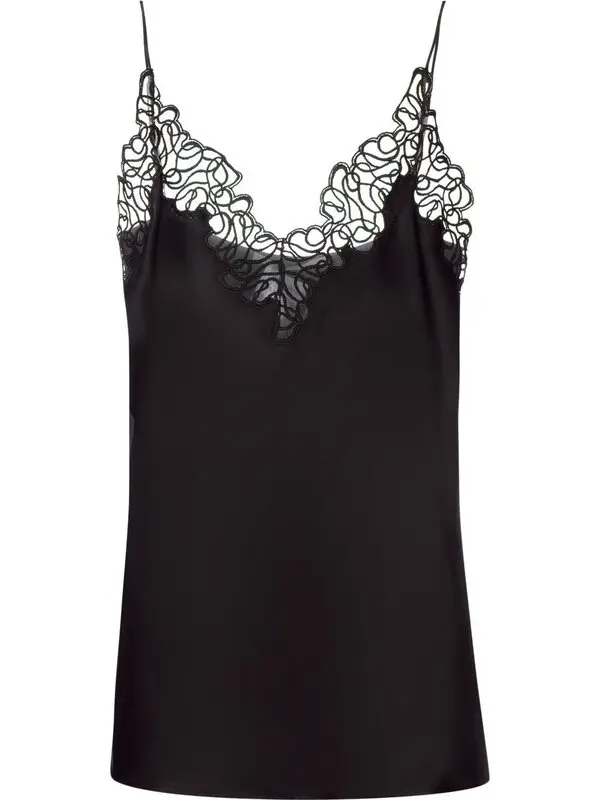 Stella McCartney Lace-trimmed Cami Top - Black