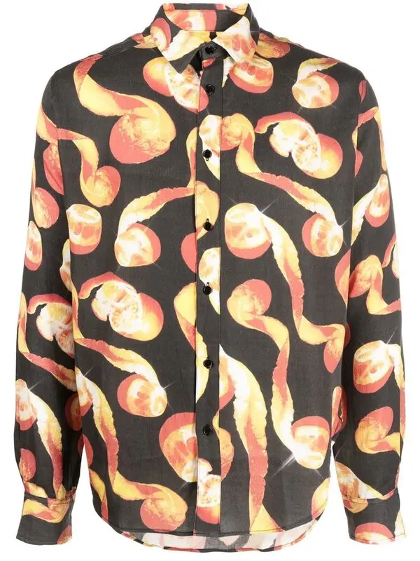Viktor & Rolf Graphic Print Long Sleeve Shirt