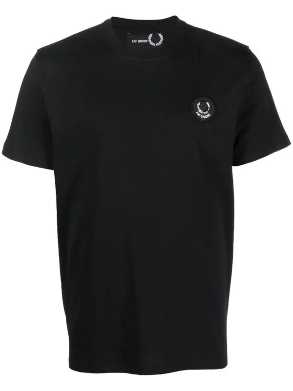 RAF SIMONS X FRED PERRY Laurel Wreath-detail T-shirt