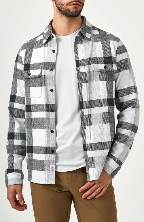 7 Diamonds Generations Plaid Button-up Shirt - Ecru