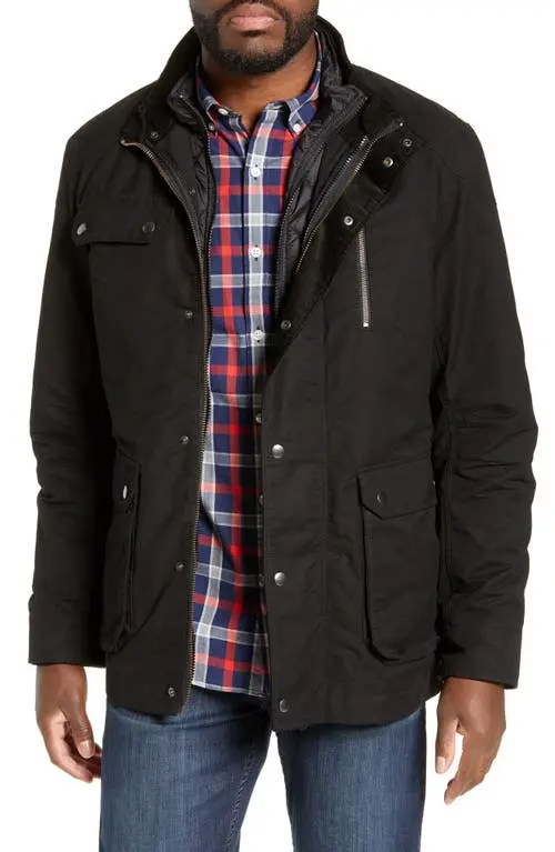 Rodd & Gunn Harper' Water Resistant 3-in-1 Waxed Canvas Field Jacket