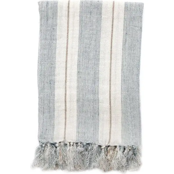 POM POM AT HOME Laguna Blanket - Ocean/ Natural