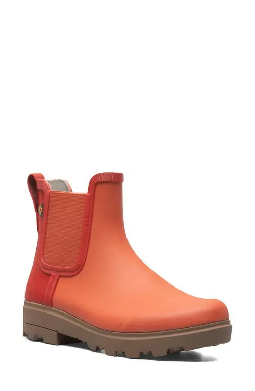 Bogs Holly Waterproof Chelsea Boot - Burnt Orange