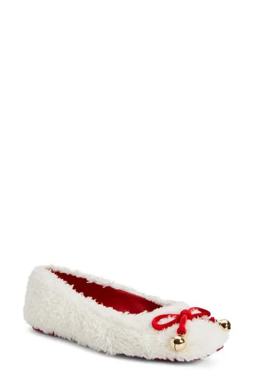 KATY PERRY Evie Ballet Flat - Off White/true Red