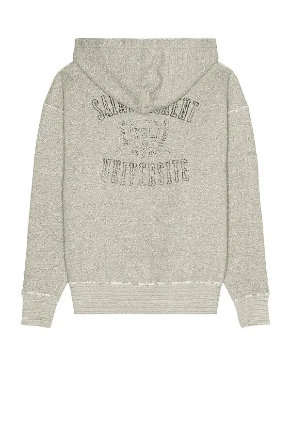 Saint Laurent Grunge University Hoodie