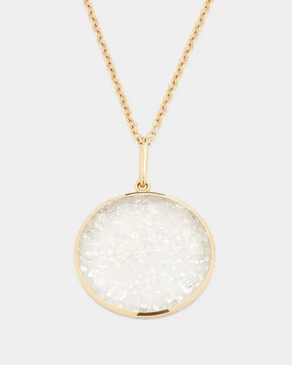 Moritz Glik Core Kaleidoscope Shaker Pendant Necklace - Yg