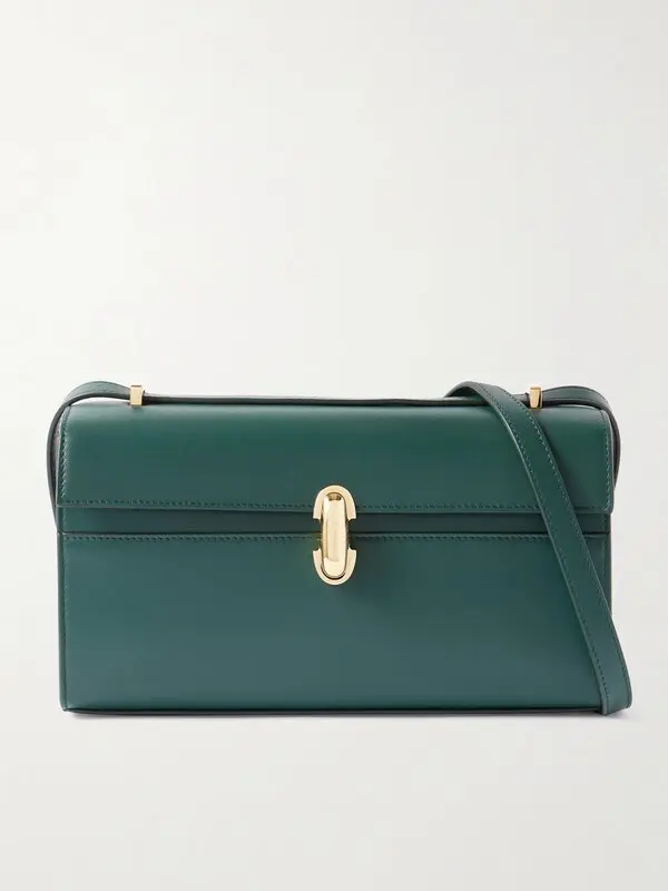 Savette Symmetry 26 Leather Shoulder Bag - Green