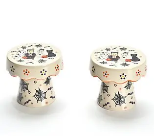 TEMP-TATIONS Seasonal Set Of 2 Cupcake Stands