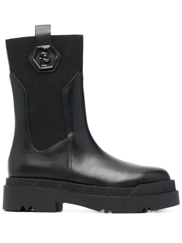 Liu Jo Love 34 Leather Chelsea Boots