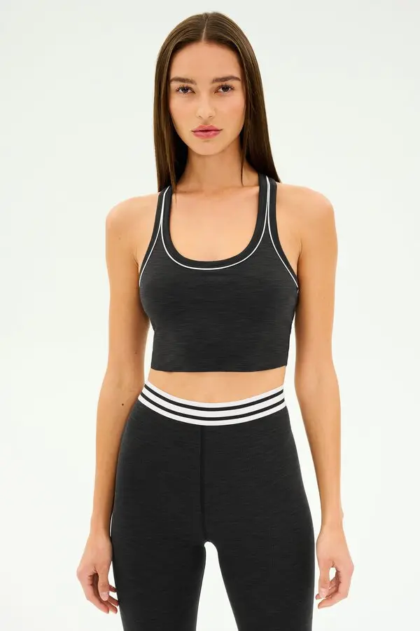 Splits59 Bailey Active Rib Bralette - Heather Graphite