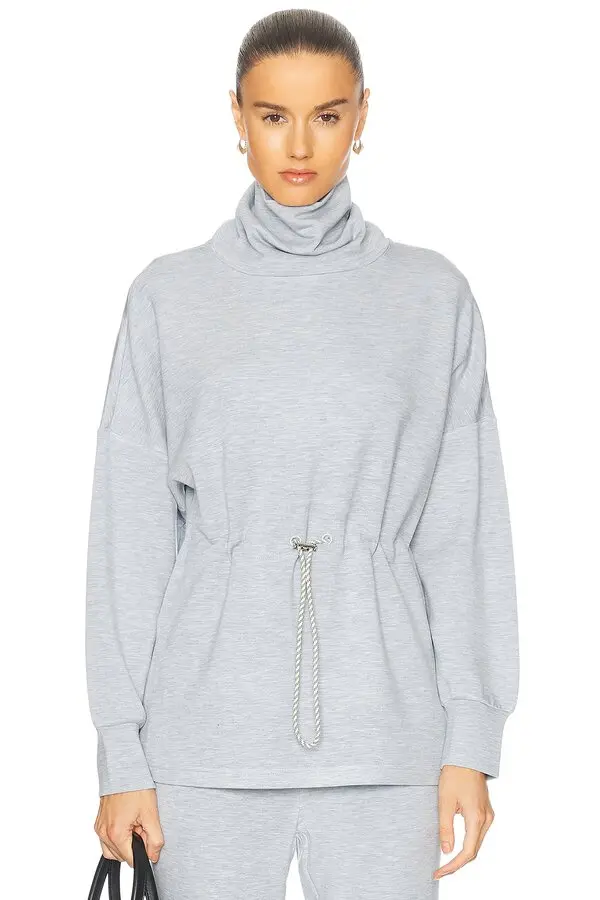 Varley Freya Sweater - Mid Blue Marl