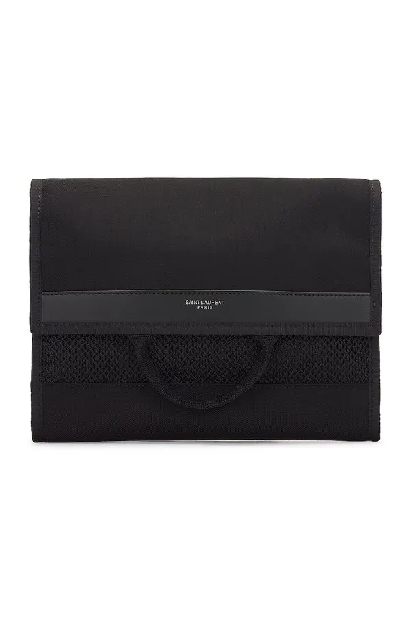 Saint Laurent Flap Crossbody - Black