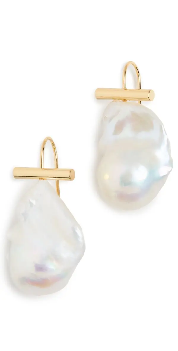 Shashi Giselle Pearl Dangle Earrings