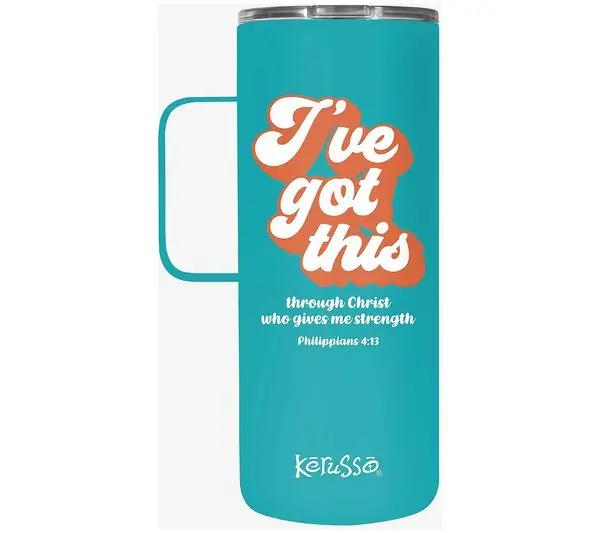 KERUSSO Dual-wall 22-oz I've Got This Mug With Handle