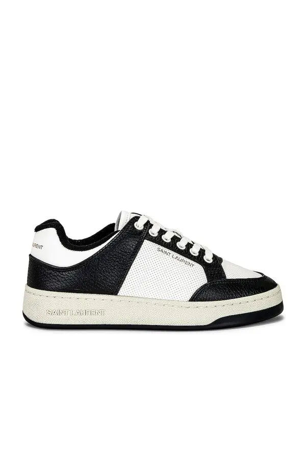 Saint Laurent Sl61 Sneakers - Coffee White & Nero