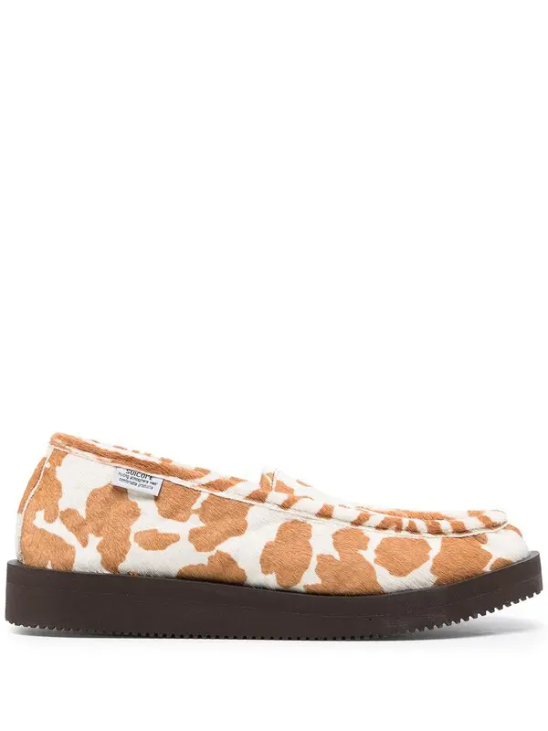 Suicoke Vhl Calf Hair Loafers - Brown