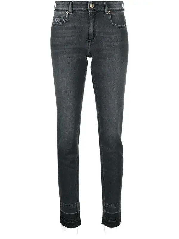 Versace Logo-patch Skinny Jeans