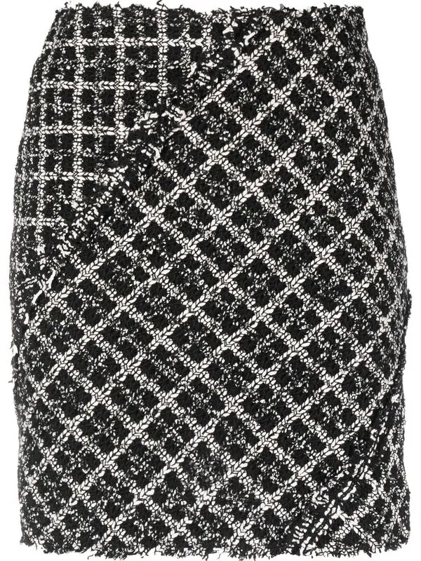 Rodebjer Knitted Texture Skirt - Black