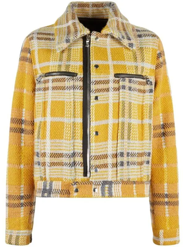 RtA Ivana Check Bomber Jacket