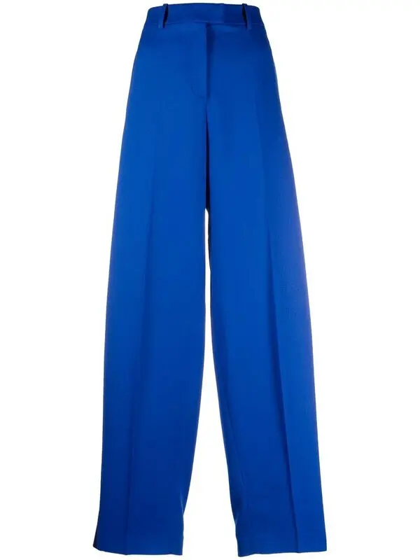 Attico Wide-leg Trousers - Blue