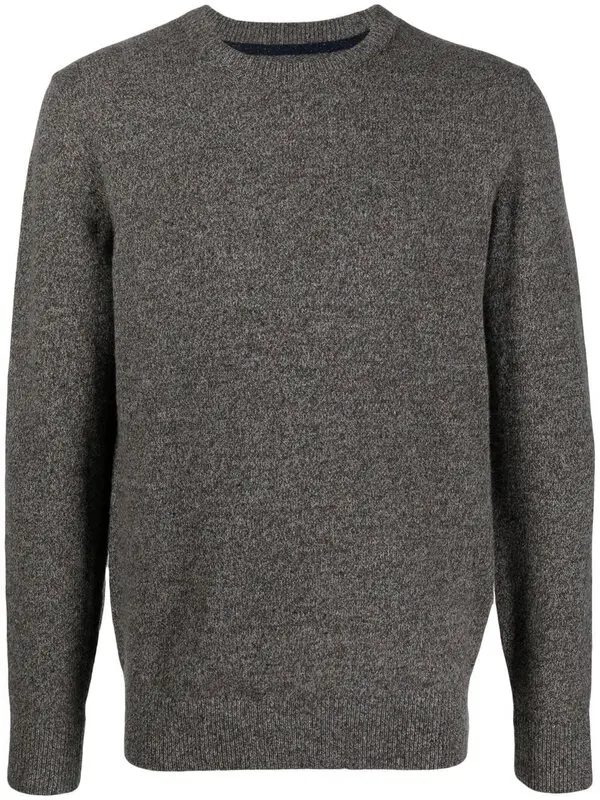 Barbour Crewneck Knitted Jumper - Brown