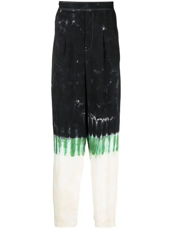TOGA VIRILIS Tie-dye Print Trousers